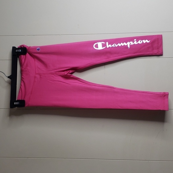 Champion | Bottoms | Champion Pink Athletic Wear Leggings | Poshmark